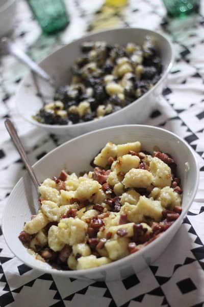 Šišky s uzeným - potato dumplings with smoked meat - Czechology