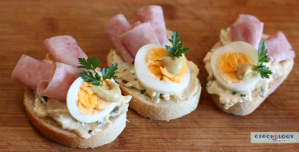 Czech open sandwiches Chlebíčky are the star of any party - Czechology