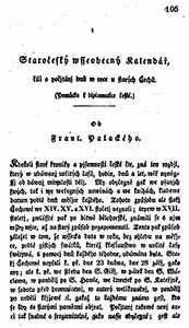 Old Czech Names - Czechology